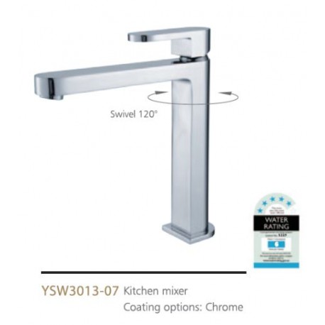 Ecco Kitchen Mixer with Swivel (25mm Cartridge)